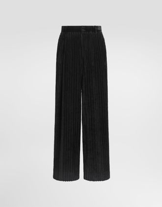 Dolce & Gabbana Hose Aus Cord - Mann Collection Schwarz 56