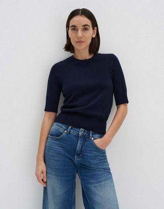 someday Strickpullover TSUMI LINE Slim aus nachhaltigen Viskose-Mix