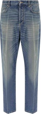 Versace Straight Leg Jeans - Blau