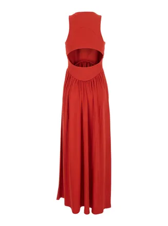 Sportmax Womens Dress Spxpanino Red Viscose
