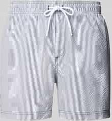 Jack & Jones Badehose aus Seersucker mit elastischem Bund Modell MAUI OCEAN