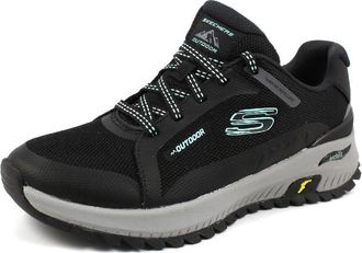 Skechers Mädchen 180081 Bkaq Trekking Low Cut, Schwarzes Schmelzendes Netzgewebe Aquabesäume, 35.5 EU