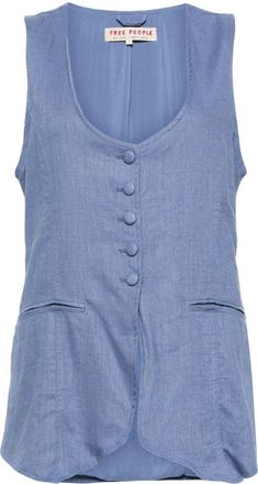 Free People Millie Weste - Blau