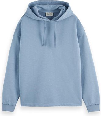 Scotch & Soda Herren 3 Crosses Hooded Sweatshirt Kapuzenpullover, Denim, L