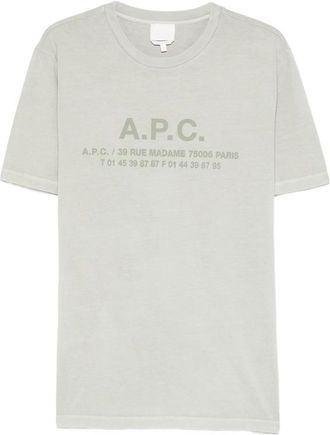 A.P.C. A. p.c. Logo-print T-shirt
