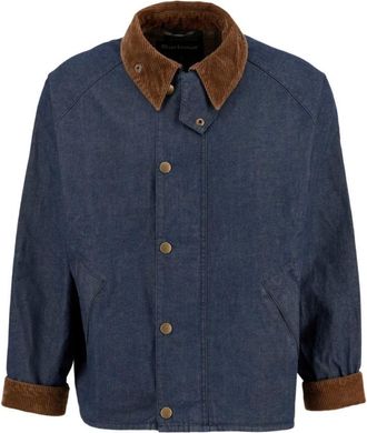 Barbour Homme, Vestes, Bleu, Taille: 4XS Veste en jean