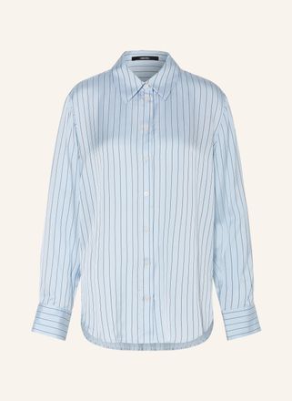 someday Someday Hemdbluse Zenja Aus Satin blau