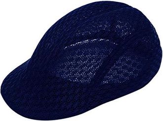Generic Oreille B&eacute;rets Confortables pour Hommes Maille dans et Lin Respirant Casquettes de Baseball pour Femmes Filles Casquette &agrave; Visi&egrave;re 51, Marine, taille 