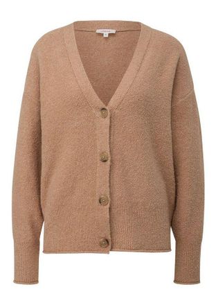s.Oliver Strickjacke (1-tlg) Relaxed Fit, Boucl&eacute;, Strick, warm, weich