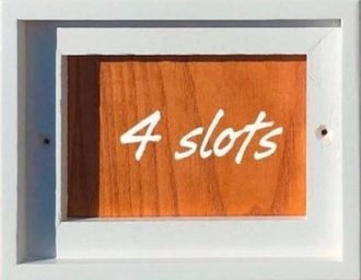 Generic 4 Fliesen wei&szlig;er Hartholzrahmen (4 Fliesen wei&szlig;er Hartholzrahmen)