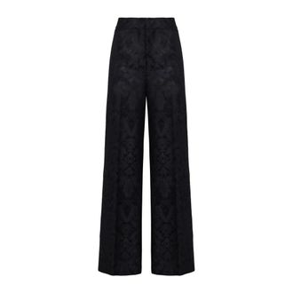 Etro Femme, Pantalons, Noir, Taille: 38 FR Pantalon large en Jacquard