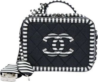 Chanel Pre-owned Filigree Vanity Bag - Femme - Pre-owned - Noir - Taille: ONE Size