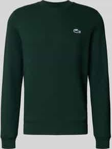 Lacoste Regular Fit Sweatshirt aus reiner Baumwolle