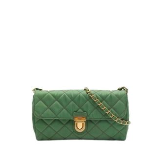 Prada Pre-owned Vintage Quilted Crossbody Bag - - Pre-owned - Damen - Gr&uuml;n - ONE SIZE