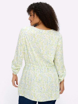 Sheego Klassische Bluse Tunika Langarm