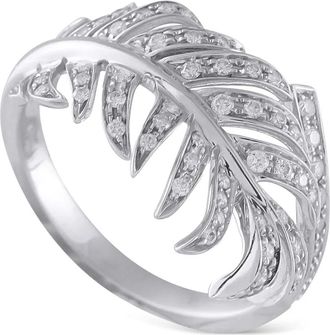 Chanel bague en or blanc 18ct ornée de diamants - Argent