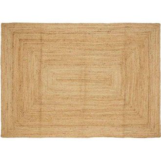 vidaXL Teppich Handgefertigt Jute Natur 160x230 cm - Vidaxl