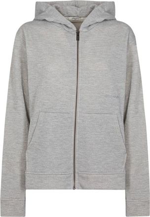 Hinnominate Hinnominate, Femme, Sweatshirts et sweats &agrave; capuche, Gris, Taille: 36 FR Sweat &agrave; capuche zipp&eacute;