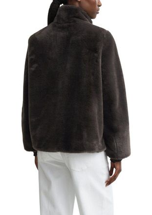 Comma Pl&uuml;schjacke Pl&uuml;schjacke, mit Stehkragen