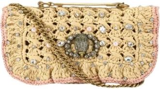 Kurt Geiger Femme, Sacs, Beige, Taille: ONE Size Chelsea Small Ruffle Shoulder Bag