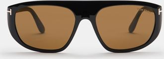 Tom Ford Herren - Sonnenbrille Edward schwarz/hellbraun