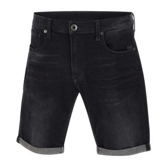 G-Star Homme, Shorts, Noir, Taille: W31 3301 Slim Denim Shorts