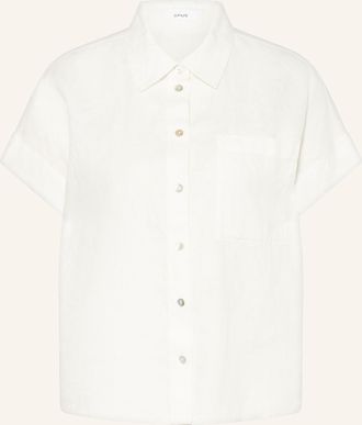 OPUS Hemdbluse Felisa Aus Leinen weiss