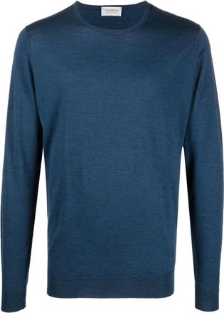 John Smedley Homme, Pulls, Bleu, Taille: L Lundy Sweater