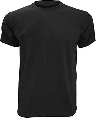 Fruit Of The Loom T-Shirt &agrave; Manches Courtes pour Homme (L) (Noir)