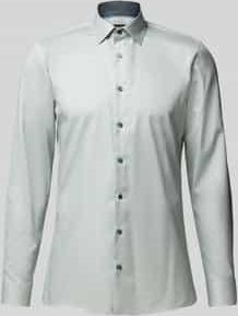 Olymp No. 6 Super Slim Fit Business-Hemd mit Kentkragen