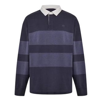 Timberland Poloshirt f&uuml;r Herren, Rugby, Lang&auml;rmlig (Schwarz)