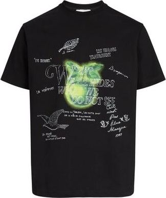 Pas Une Marque T-shirt ample imprim&eacute; en coton