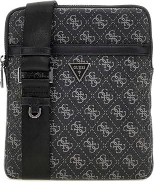 Guess Vezzola Smart Crossbody Flat Bag Dark Black