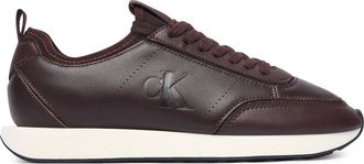 Calvin Klein Sneakers Calvin Klein Retro Runner Sock Panl Lth Neo HW0HW03118 Dunkelrot
