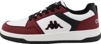 Kappa Herren 95K0311001 Sneaker, Wine-White-Black, 43 EU