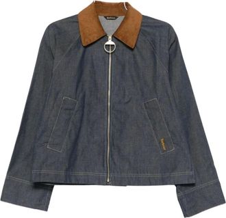 Barbour Femme, Vestes, Bleu, Taille: 36 FR Freckleton Denim Jacket