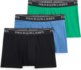 Ralph Lauren 3er Pack Boxer Trunks mit Stretchanteil in
