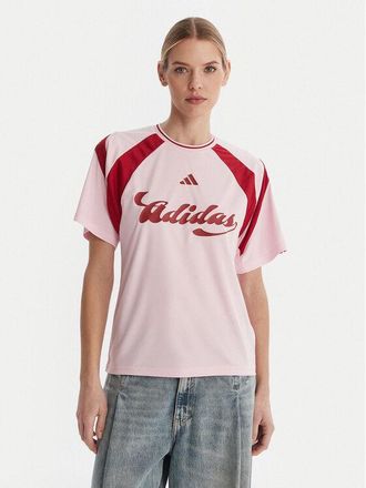 adidas T-Shirt House Of Tiro JY7624 Rosa Regular Fit