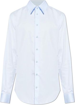 Emporio Armani Homme, Chemises, Bleu, Taille: 2XL Chemise Classique