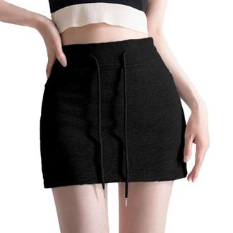 Generic Jupe Simili Cuir Femme Longue Grande Pantalon Kaki Tartan Boutonnée Fente Sequins Gothique Amincissante Adulte Ciel Stretch Nouveautés Fleuri Cancan Z