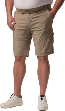 Men Plus Herren gro&szlig;e Gr&ouml;&szlig;en &Uuml;bergr&ouml;&szlig;en Menswear L-8XL Men+ Cargo-Bermuda, Bauchfit, Relaxed Fit, bis 72 Sand 64 837819328-64