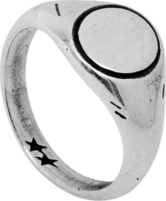 TwoJeys unisex, Accessoires, Gris, Taille: 59 MM Elliptical Ring