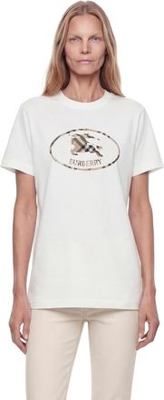 Burberry Check Knight Stamp T-Shirt