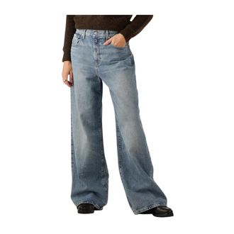 Calvin Klein Wide Leg Blue Gulf Jeans - - Jeans - Damen - Blau - W32 L32