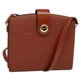 Louis Vuitton Pre-owned Cuir sacs-louis-vuitton - Femme - Pre-owned - Brun - Taille: ONE Size