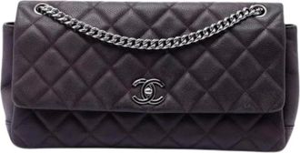 Chanel Sac bandouli&egrave;re classique pr&eacute;-poss&eacute;d&eacute; - Femme - Pre-owned - Violet - Taille: ONE Size