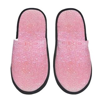 Generic Pantoufles En Feutre Paillettes Scintillantes Cozy Slippers R&eacute;utilisables Chaussons Maison Pour Invit&eacute; Int&eacute;rieur H&ocirc;tel M