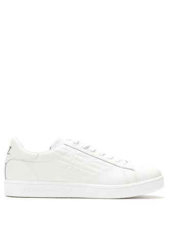 Emporio Armani Sneakers mit Logo-Prägung - Weiß