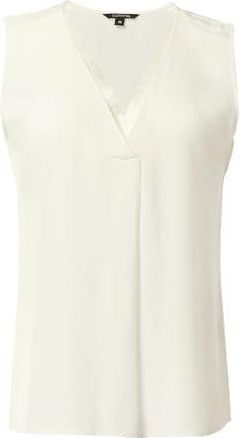 Comma 2145265 Blouse, Blanc-0120, 40 Femme
