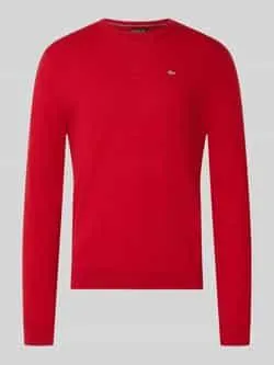 Napapijri Slim Fit Strickpullover aus reiner Wolle Modell DAMAVAND